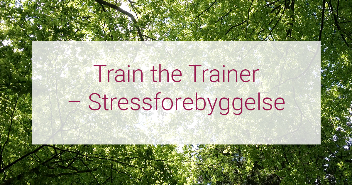 Masterclass – Stressforebyggelse